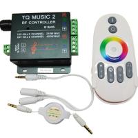 China 18A RGB Strip Light Music Controller , Touch RF Wireless Remote LED Controller for sale