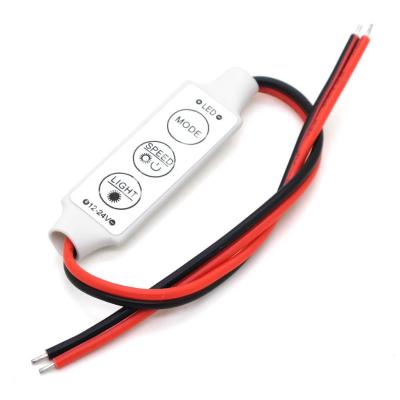 China 3 Key LED Mini Controller 5V 12V 24V For 5050 3528 Single Color LED Strip Light for sale