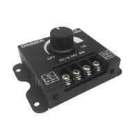 China Brightness Stepless LED Controller Dimmer 30A For LED Monochrome Strip Light for sale