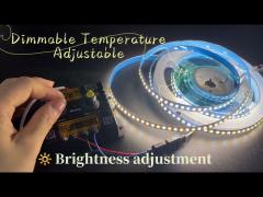 Warm White Temperature Adjustable LED Strip , Dimmable Smd LED Flexible Strips 2835