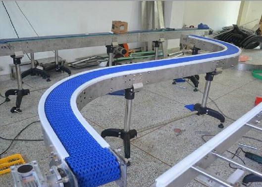 Quality Flat Plate Belt Modular Conveyor for Bottles Conveying for sale