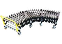 China Powered or Non-powered Flexible Roller Conveyor Expandable Roller Type Conveyor for sale