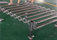 China Powered or Non-powered Flexible Roller Conveyor Expandable Roller Type Conveyor for sale