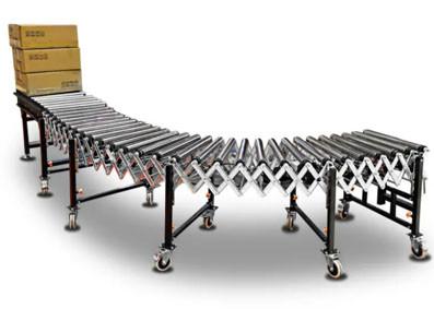 China Zhengzhou Generate Machinery Stainless Steel Flexible Gravity Rolling Conveyor for Sale for sale