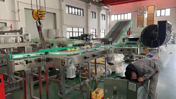 Quality Zzgenerate Slat Chain Conveyor System Accumulating Table for Cans/Bottles for sale