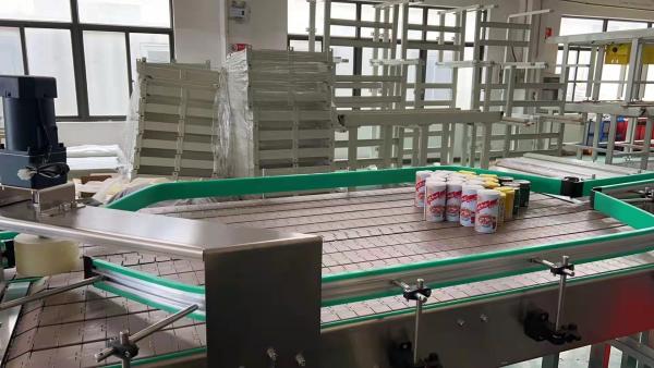 Quality Zzgenerate Slat Chain Conveyor System Accumulating Table for Cans/Bottles for sale