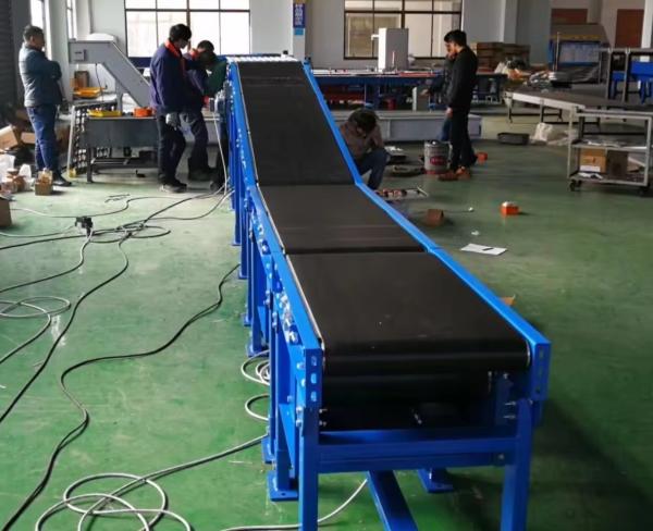 Quality Customizable Speed PVC or PU Belt Conveyor with Adjustable Height for sale