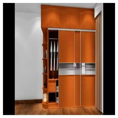 Cina MDF Plastic Bedroom Sliding Wardrobe Modern Metal Solid Wood in vendita