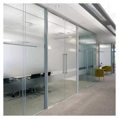 Cina Aluminum Alloy Frameless Swing Glass Door , Tempered Commercial Double Glass Door in vendita