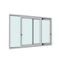 China Custom Size Sliding Polycarbonate PVC Window Horizontal Vertical Design for Balcony for sale