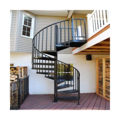 Cina Central Column Stainless Steel Spiral Stair For Outdoor And Indoor in vendita