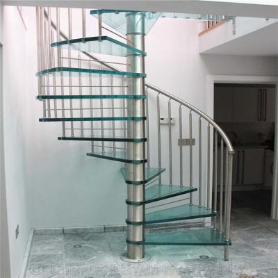 Cina Central Column Stainless Steel Spiral Stair For Outdoor And Indoor in vendita