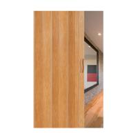 China 10mm Plastic Interior Sliding PVC Folding Door Surface Finished Custom Sizes for sale