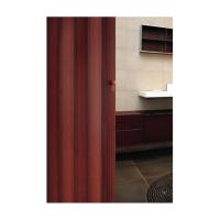 China 10mm Plastic Interior Sliding PVC Folding Door Surface Finished Custom Sizes for sale