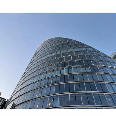 Cina Construction Waterproof Exterior Wall , Aluminum Double Glass Curtain Wall in vendita