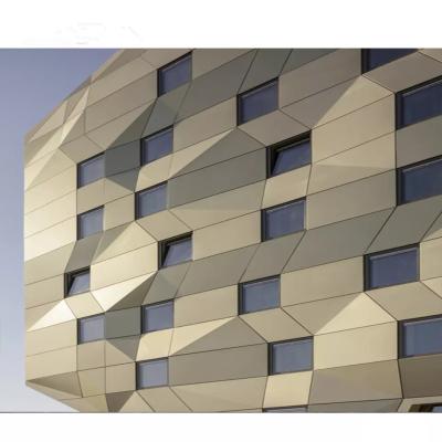 Cina Construction Waterproof Exterior Wall , Aluminum Double Glass Curtain Wall in vendita