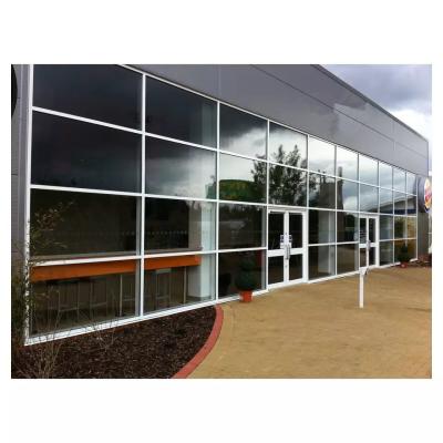 Cina Exposed Framing Aluminum Cladding Curtain Wall Glass Transparent in vendita