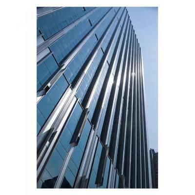 Cina Cladding Glass Facade Hidden Frame Glass Curtain Wall Commercial in vendita