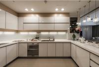 China RTA Kitchen Cabinet with Sensor Switch Solid Birch Wood Ready to Assemble 750pcs per 40HQ for sale