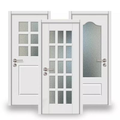 Cina Isolamento acustico Interni moderni Vetro Porta in legno Compensato Design in vendita
