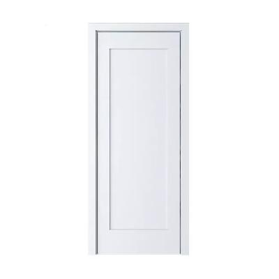 China Simple Apartment Shaker Interior Hard Wood Door Wooden Panel Design for sale