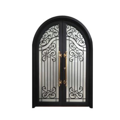 Cina Porte d'acciaio del giardino dell'arco, nuovo portone del ferro battuto della villa di progettazione in vendita