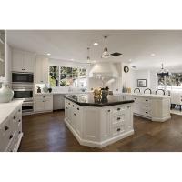 China Custom Solid Wood Royal Kitchen Cabinets 18mm Plywood Luxury White Set for Apartment for sale