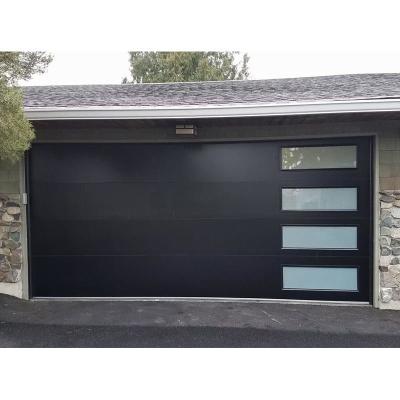 Cina Tesia Wholesale Aluminum Contemporary Villa Steel Sectional Garage Door in vendita