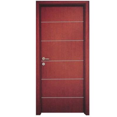 China CQI SASO ETC Multiple Color MDF Wooden Door Apartment Building Entrance Doors for sale