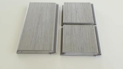 China 18mm Matt Plastic Wood Grain Flooring UV Resistant PVC Composite Decking for sale