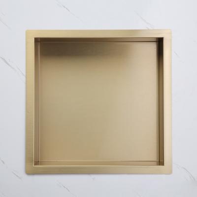 China 12in Width Rectangle Chrome Niche Bathroom Cabinets For Vanity for sale