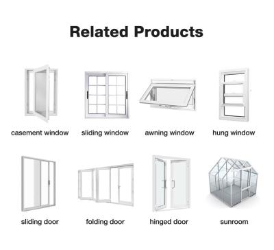 China Clear Glass Aluminum Casement Double Glazed Windows For Mobile Homes for sale