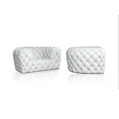 China Modern Living Room Hotel Lobby Couch Quilted Button Tufted Velvet Sofa for sale
