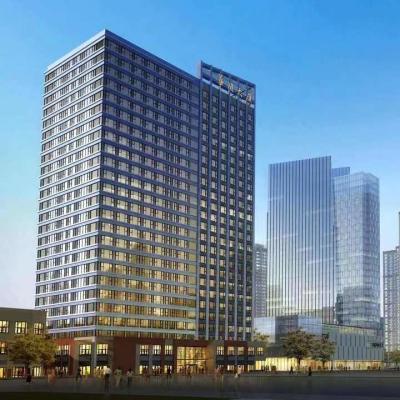 Cina Facciata bassa di alluminio lustrata doppio della parete divisoria di vetro E della parete divisoria di modo in vendita