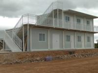 China Detachable 40ft Expandable Container Home 2 Bedroom 5950x3000mm Steel Structure for sale
