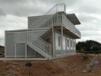 China Detachable 40ft Expandable Container Home 2 Bedroom 5950x3000mm Steel Structure for sale