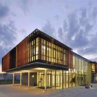 China Blast Resistant Unitized Glass Aluminum Curtain Wall Cladding System 50mm Depth for sale