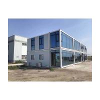 China Waterproof Prefabricated Steel Tiny Container House Flatpack Prefab Home Office Studio 30 Year Life for sale