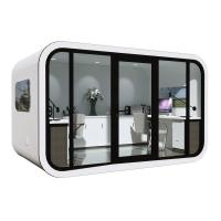 China Waterproof Prefabricated Steel Tiny Container House Flatpack Prefab Home Office Studio 30 Year Life for sale