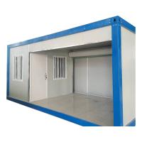 China Waterproof Prefabricated Steel Tiny Container House Flatpack Prefab Home Office Studio 30 Year Life for sale
