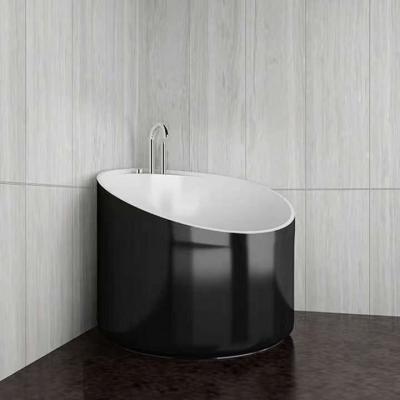 Cina Vasca d'inzuppamento 950*950*720MM dell'angolo indipendente nero amichevole di Eco in vendita