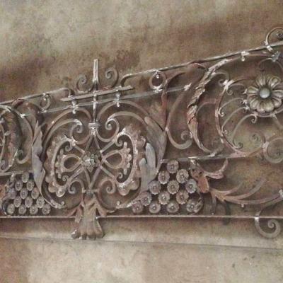 Cina Anti aste della ringhiera della scala del ferro battuto della ruggine di Ringhiera Delle Scale Interior Stair Railings in vendita