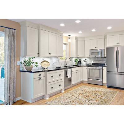 China Customized Lacquer L Shape Modular Kitchen Cabinets OEM ODM Overhead Cupboards for sale