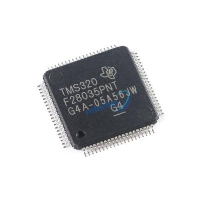 中国 TMS320F28035PNT 32かまれたMCUのマイクロ制御回路単位64KB 10KB 60MHzのフラッシュLQFP80 販売のため