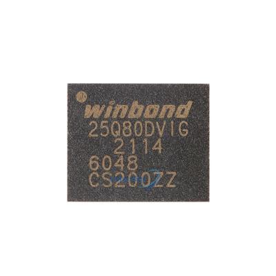 Cina W25Q80DVZPIG NÉ chip 8Mbit 104MHz 2.7V di IC di memoria flash a 3.6V WSON-8 in vendita