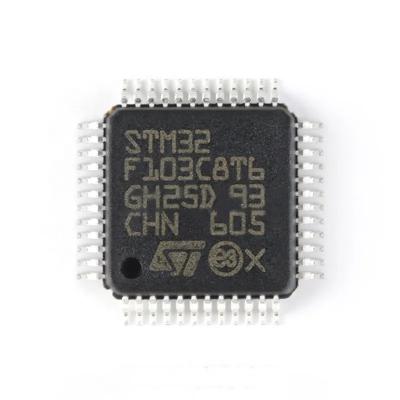 中国 STM32F103C8T6 microcontroller 32BIT Cortex M3 64KB 20KB RAM 2X12 ADC  MCU chip 販売のため