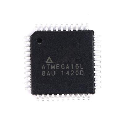 中国 microchip microcontroller ATMEGA16L-8AU 8-bit MCU 16kB Flash 0.5kB EEPROM 32 I/O Pin mcu chip 販売のため
