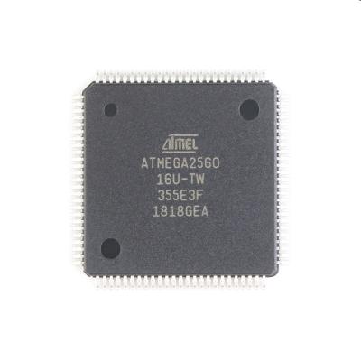 中国 ATMEGA2560-16AU microcontroller MCU 256kB Flash 4kB EEPROM 86 I/O Pins 販売のため