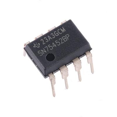 Cina Texas Instruments SN75452BP Buffers Line Drivers Dual Hi Spd Periph 2 Input 2 Output Through Hole PDIP-8 Logic IC Memor in vendita
