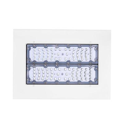 Cina 100W IP54 Gas Station Flood Light Aluminum Clear PC per la stazione di servizio in vendita